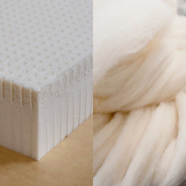 Lala Chaise Sectional in Latex + Wool