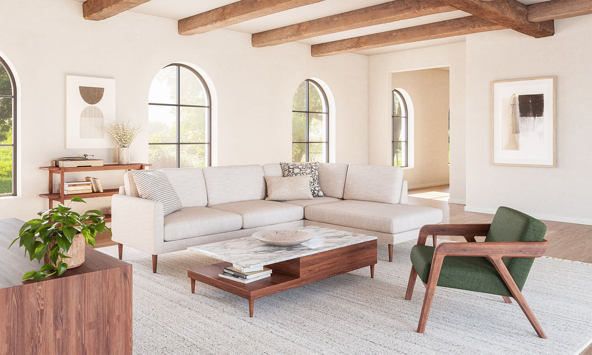 Sino Large Rectangular Coffee Table